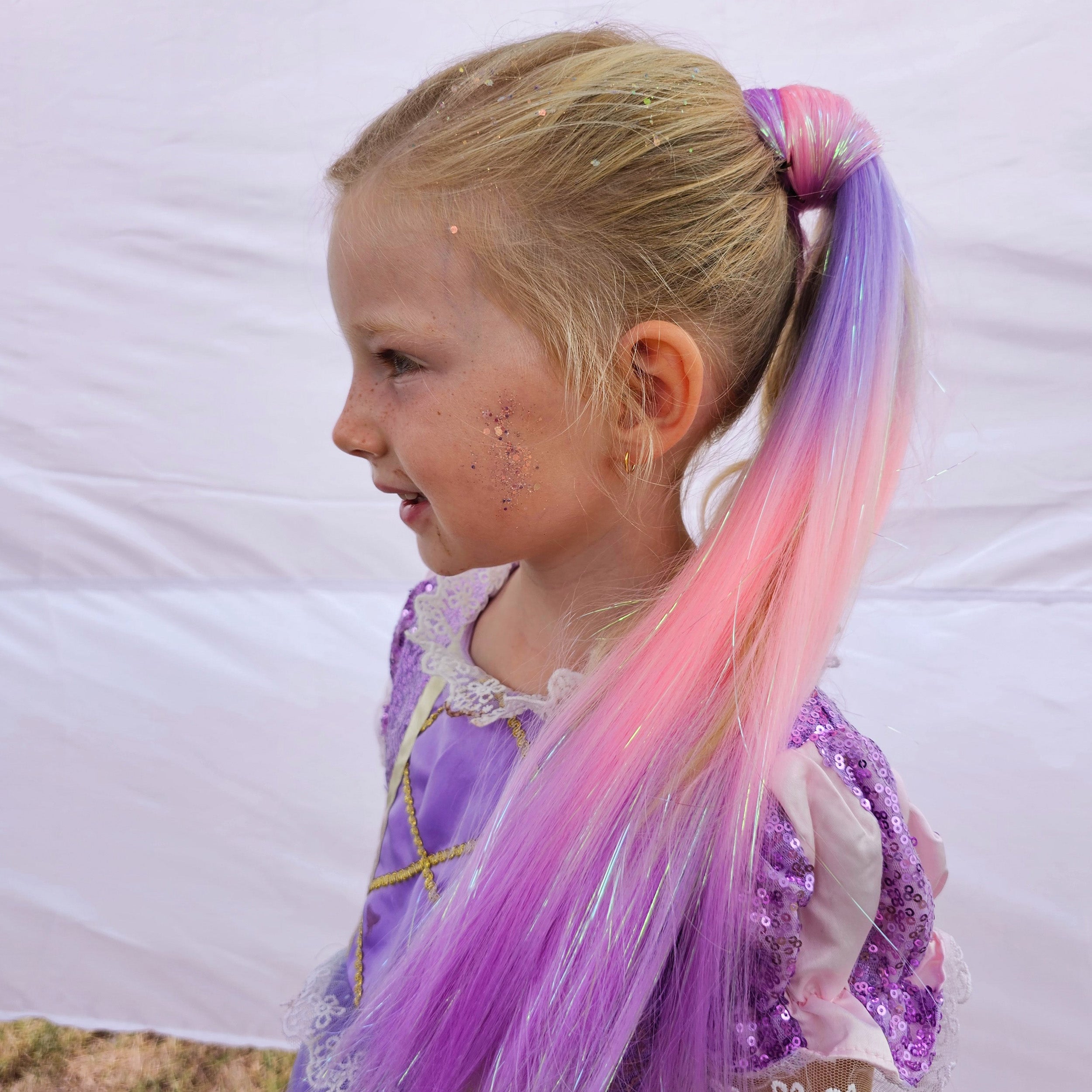 Mini Straight Ponytails – Sparkle & Sass